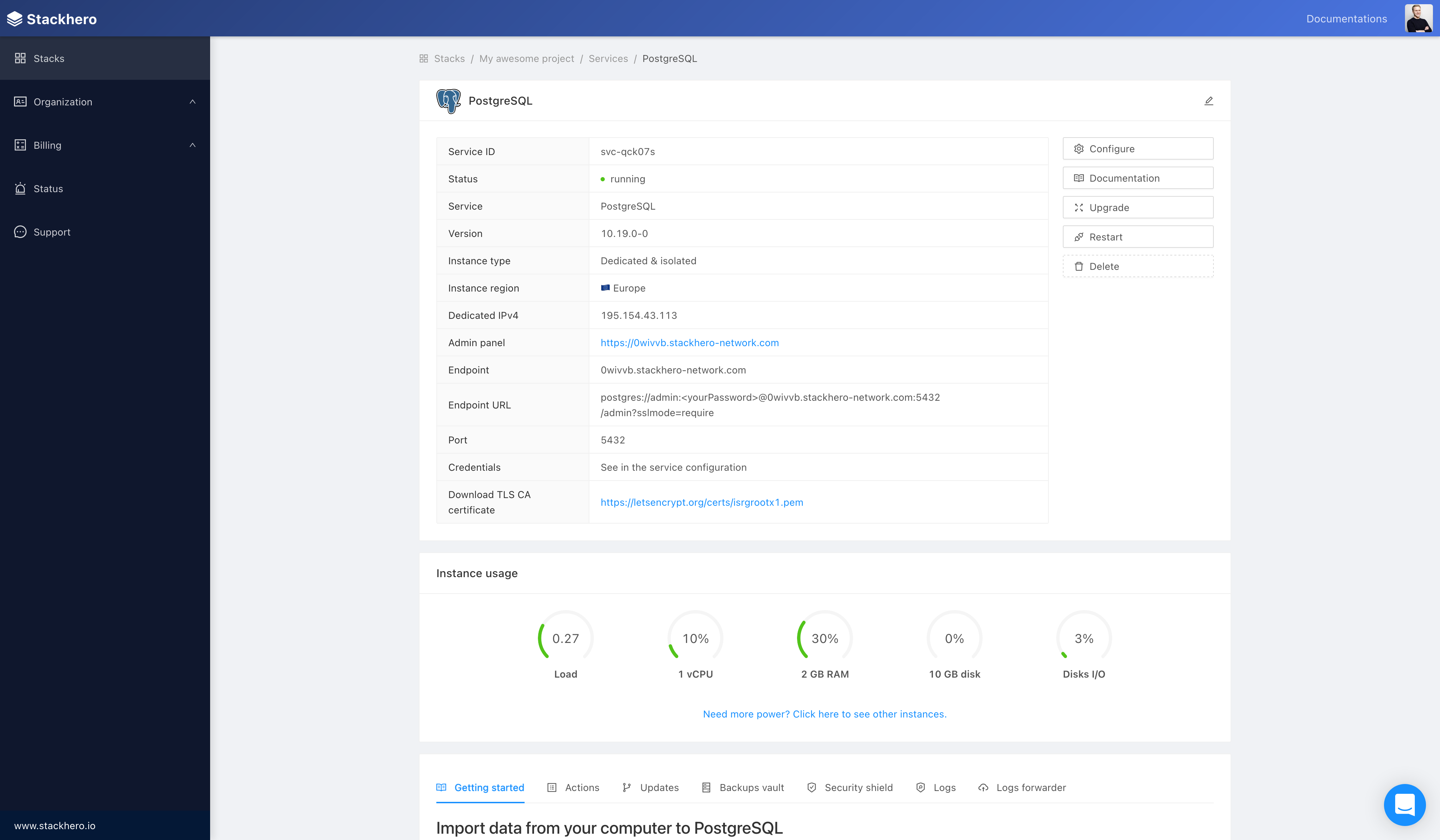 TimescaleDB: CLIによる自動化