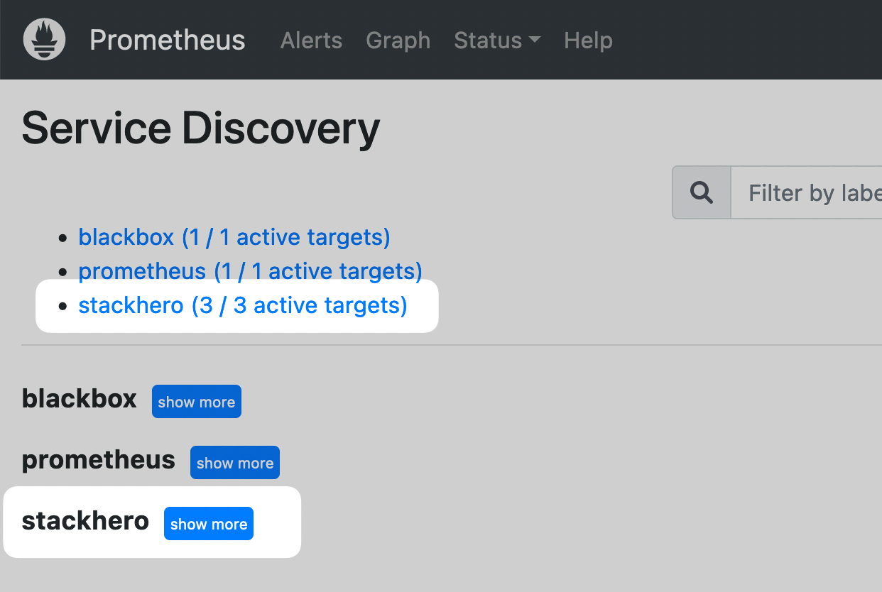 Stackhero: Monitor your instances