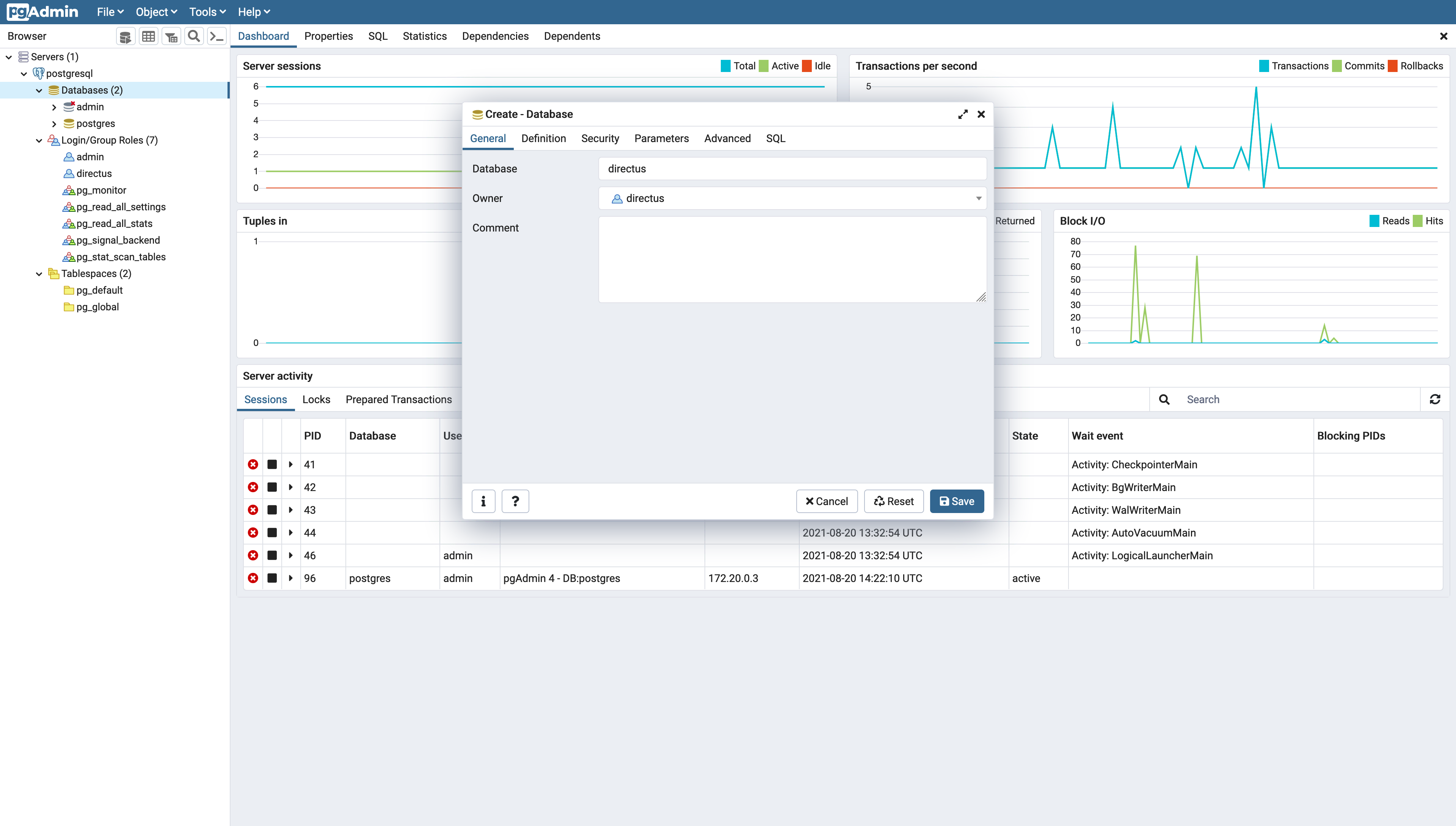 Directus: External databases