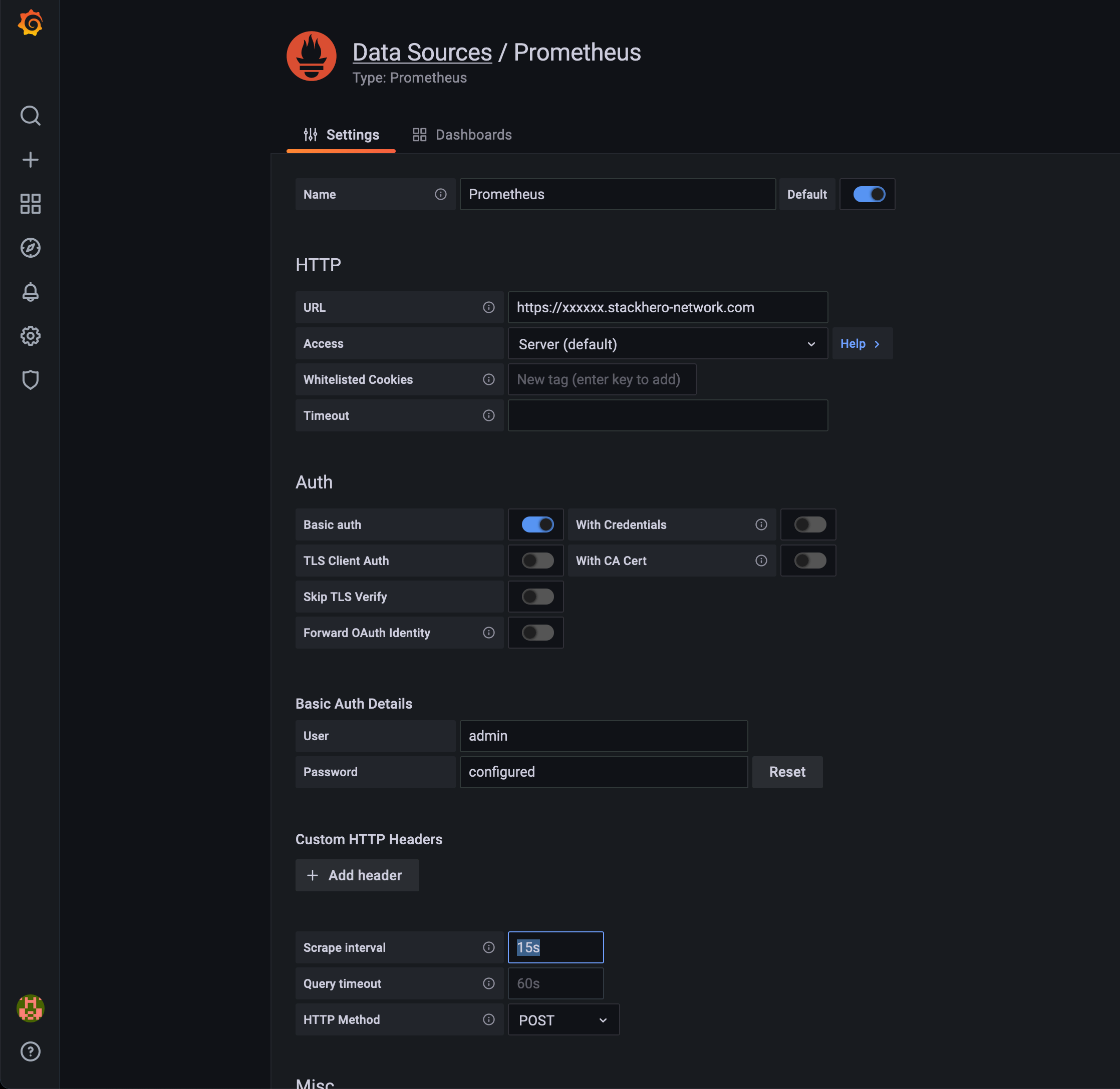 Grafana: Using Prometheus