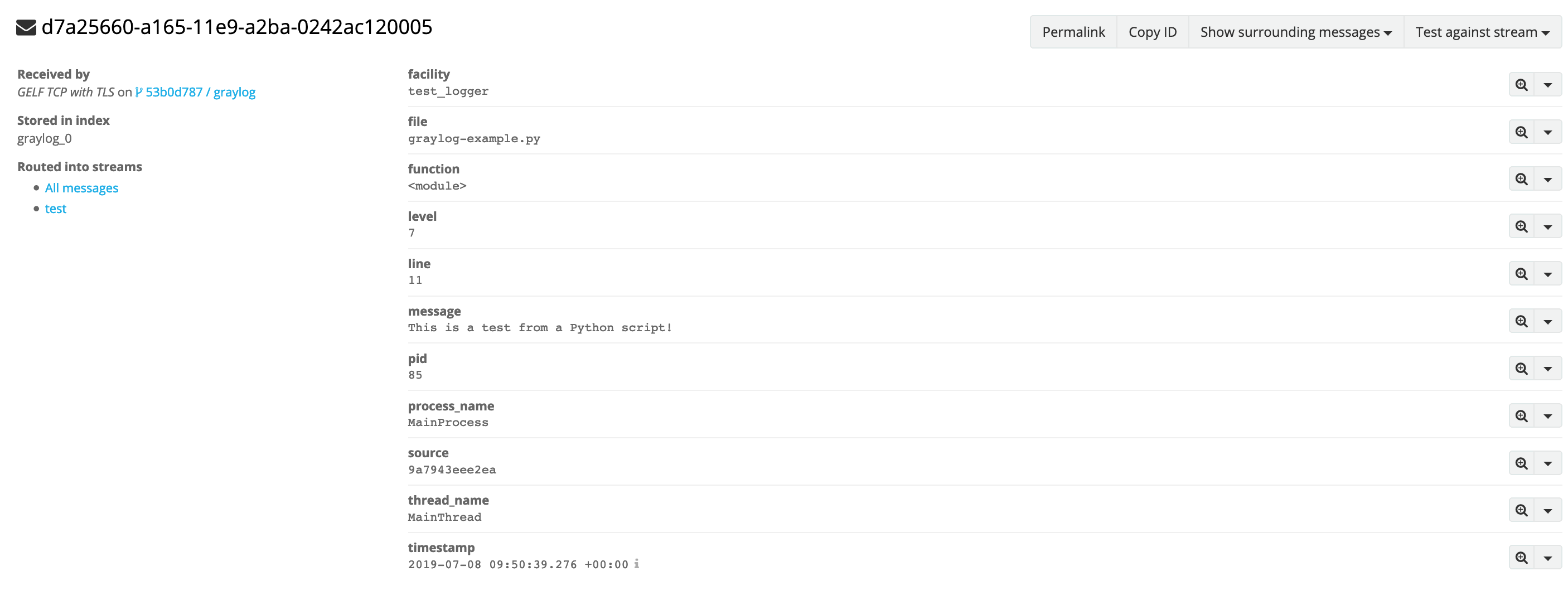 Graylog: Using with Python