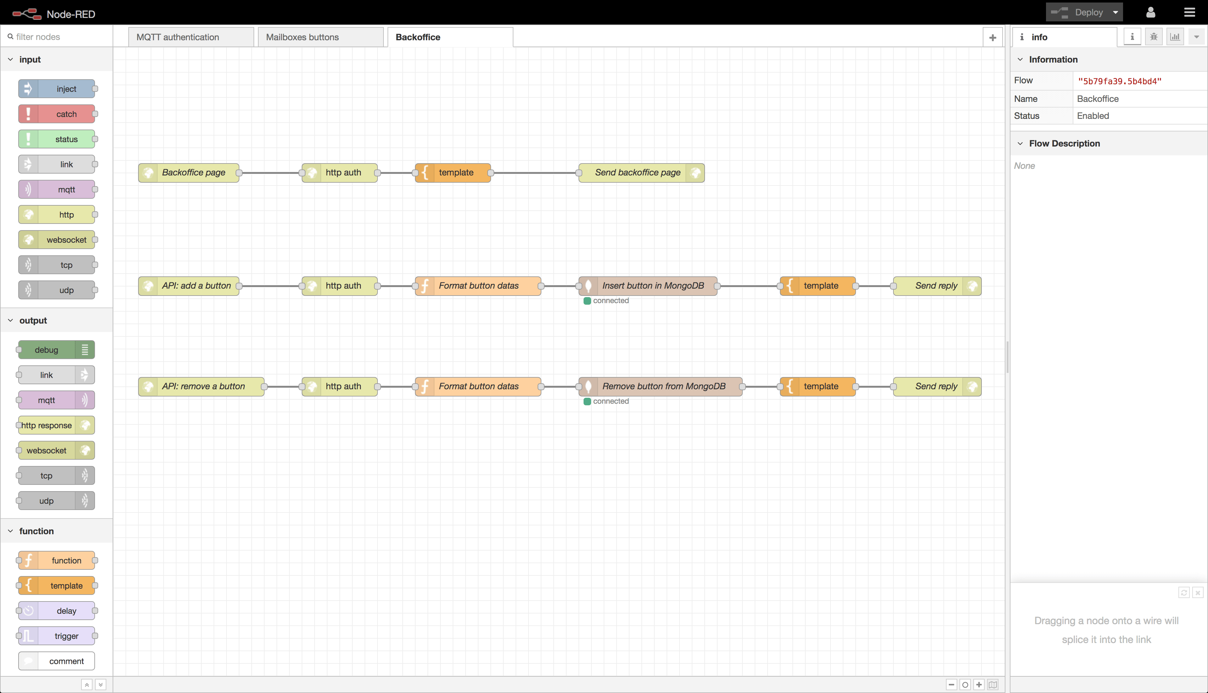 Node-RED: Use case: connect mailboxes